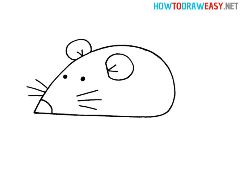 How to Draw a Rat for Kids - How to Draw Easy