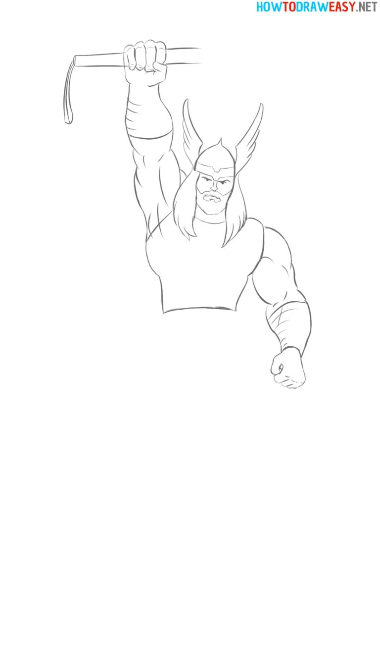 How to Draw Thor - How to Draw Easy