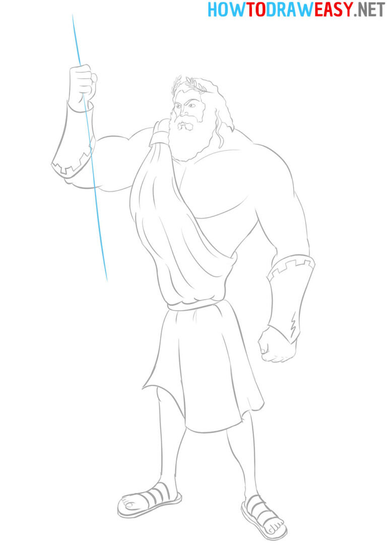 How to Draw Zeus - How to Draw Easy