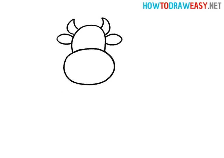 How to Draw a Bull for Kids - How to Draw Easy