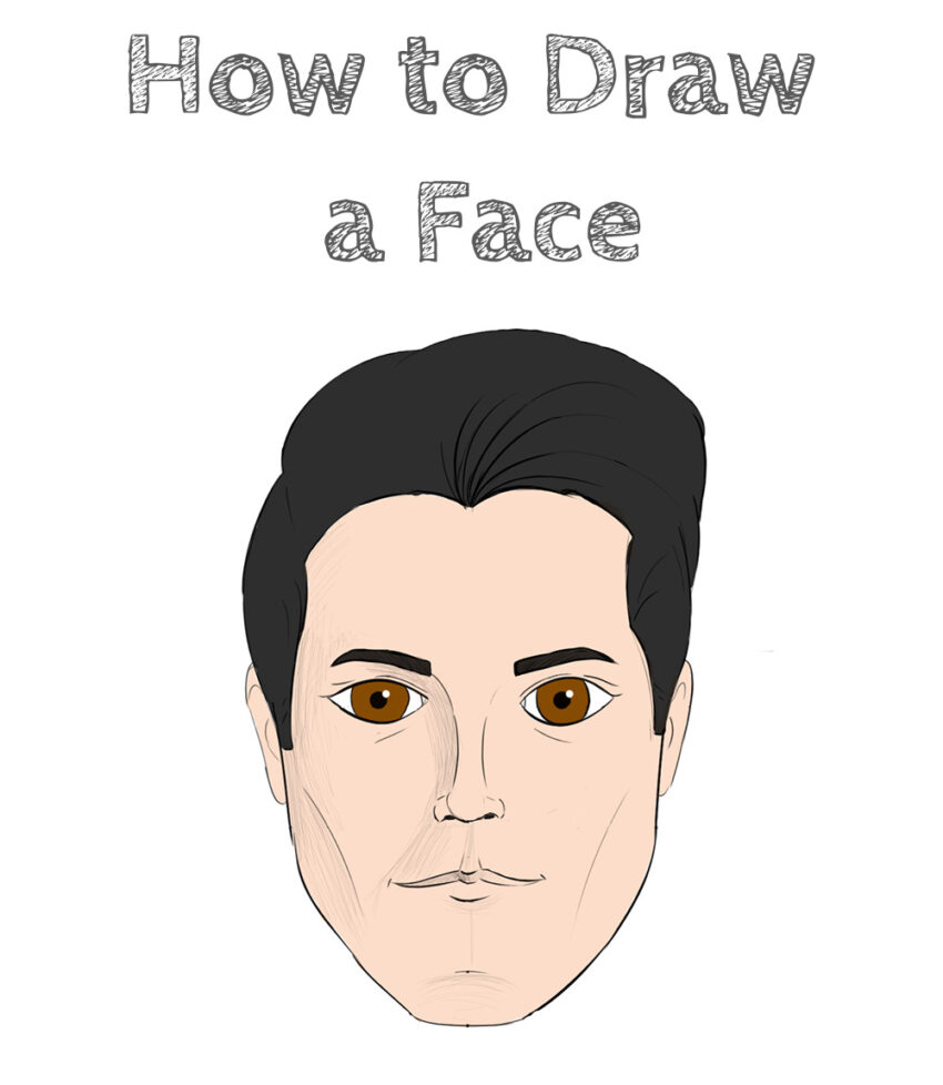 How to Draw a Face - How to Draw Easy