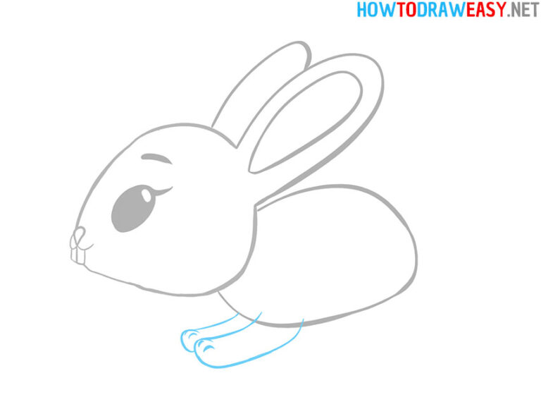 How to Draw a Cartoon Bunny - How to Draw Easy