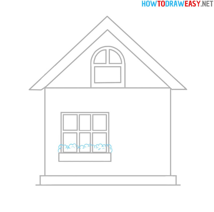 How to Draw a Cartoon House - How to Draw Easy