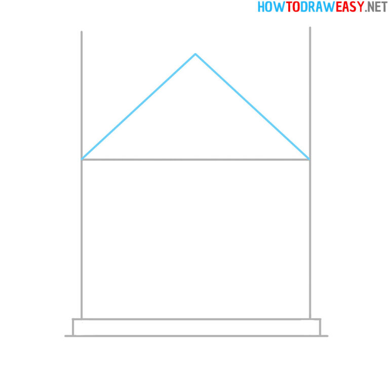 How to Draw a Cartoon House - How to Draw Easy