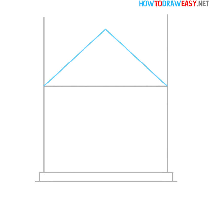 How to Draw a Cartoon House - How to Draw Easy