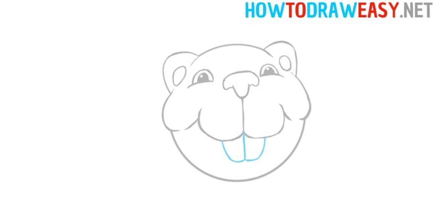 How to Draw a Cartoon Beaver - How to Draw Easy
