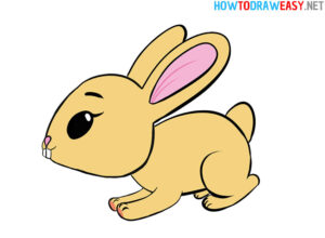 How to Draw a Cartoon Bunny - How to Draw Easy