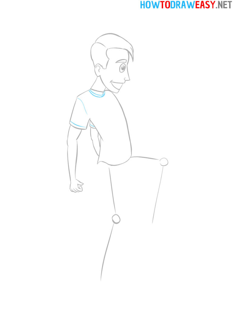 How to Draw a Soccer Player Easy - How to Draw Easy