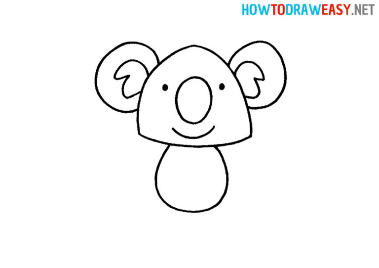 How to Draw a Koala for Kids - How to Draw Easy