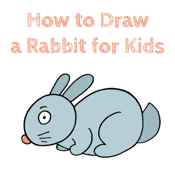 How to Draw a Rabbit for Kids - How to Draw Easy