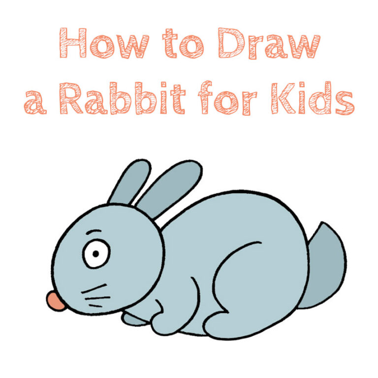How to Draw a Rabbit for Kids - How to Draw Easy