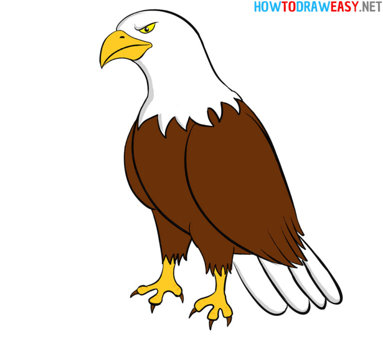How to Draw an Eagle Easy - How to Draw Easy