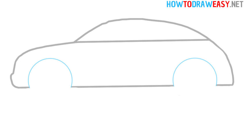 How to Draw a Cartoon Car - How to Draw Easy