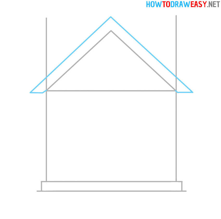 How to Draw a Cartoon House - How to Draw Easy