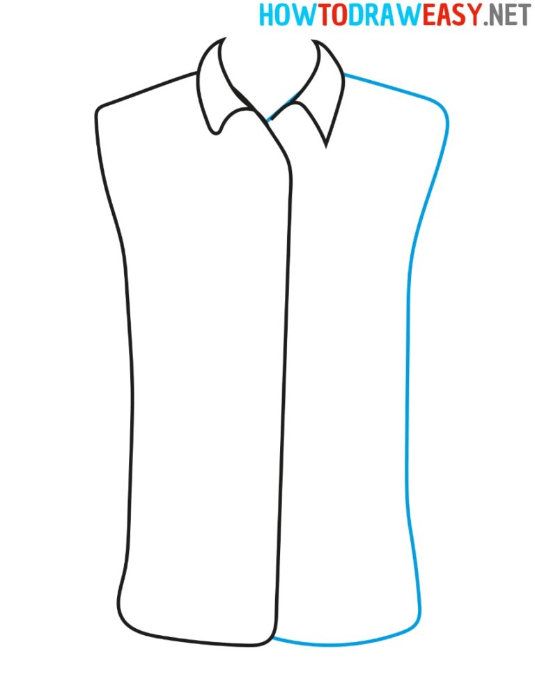 How to Draw a Shirt - How to Draw Easy