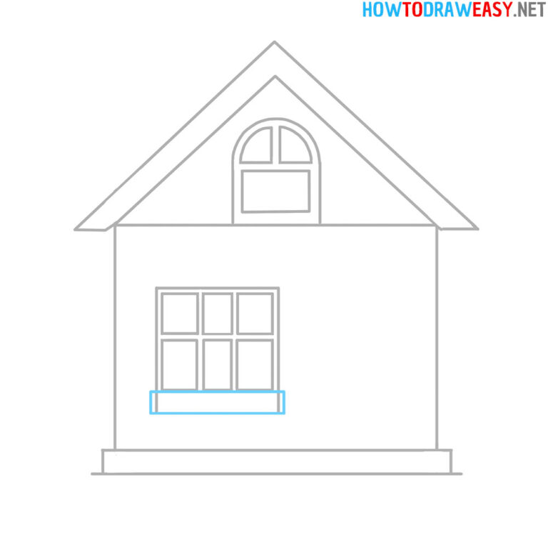 How to Draw a Cartoon House - How to Draw Easy