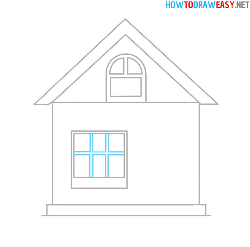 How to Draw a Cartoon House - How to Draw Easy