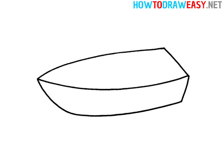 How to Draw a Boat for Kids - How to Draw Easy