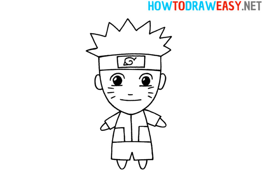 How to Draw Naruto for Kids - How to Draw Easy