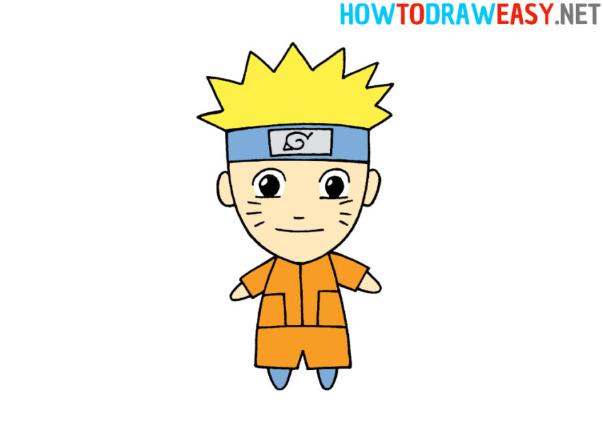 How to Draw Naruto for Kids - How to Draw Easy