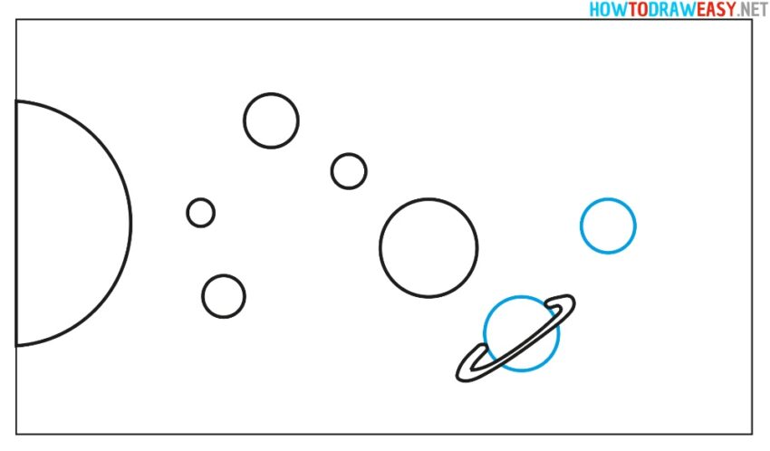 How to Draw the Solar System Easy - How to Draw Easy