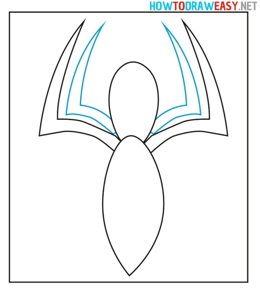 How to Draw the Spider-Man Logo - How to Draw Easy