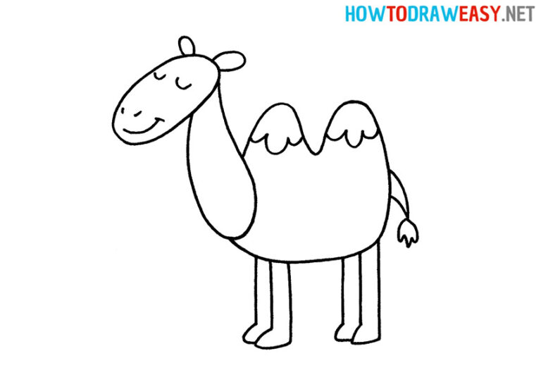 How to Draw a Camel for Kids - How to Draw Easy