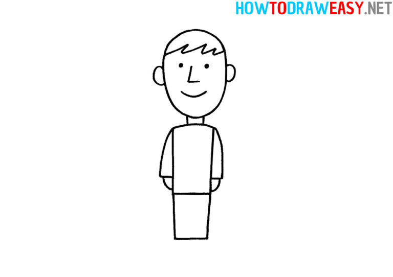 How to Draw a Person for Kids - How to Draw Easy