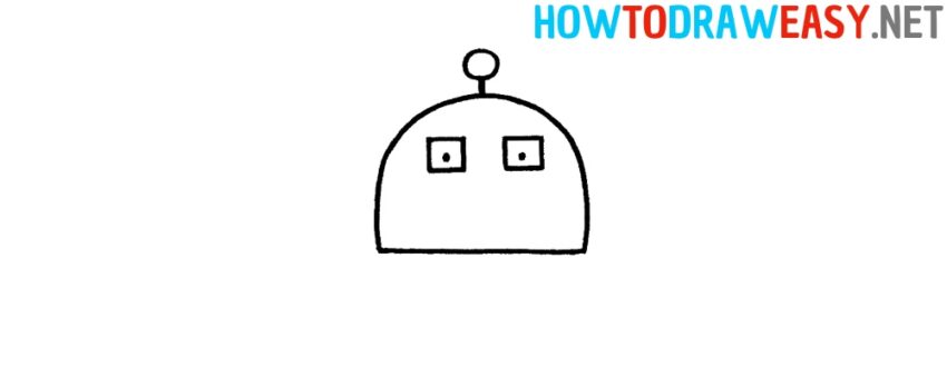How to Draw a Robot for Kids - How to Draw Easy