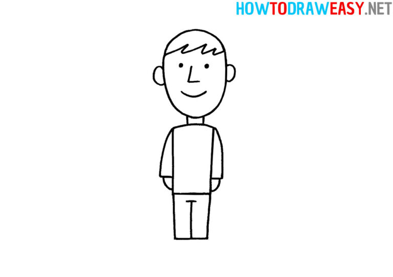 How to Draw a Person for Kids - How to Draw Easy