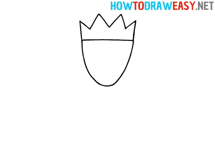 How to Draw a Queen for Kids - How to Draw Easy