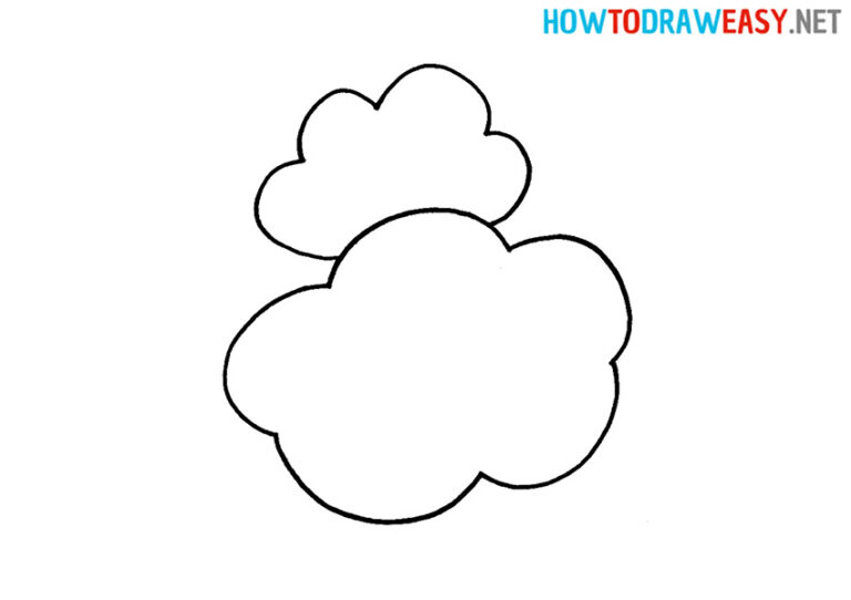 How to Draw Clouds for Kids - How to Draw Easy