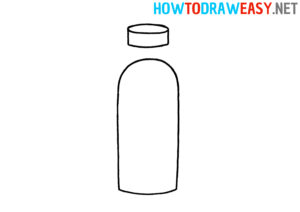 How to Draw a Bottle for Kids - How to Draw Easy