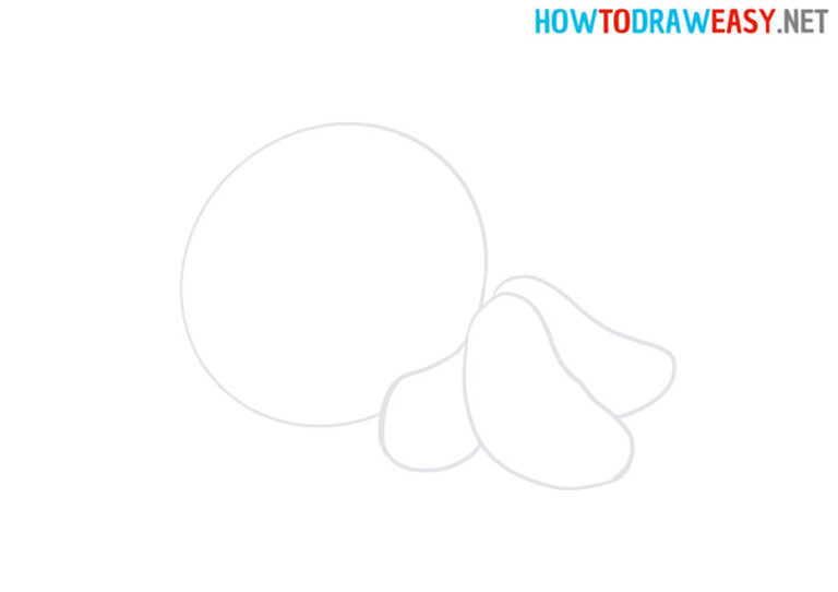 How to Draw a Mandarin for Kids - How to Draw Easy