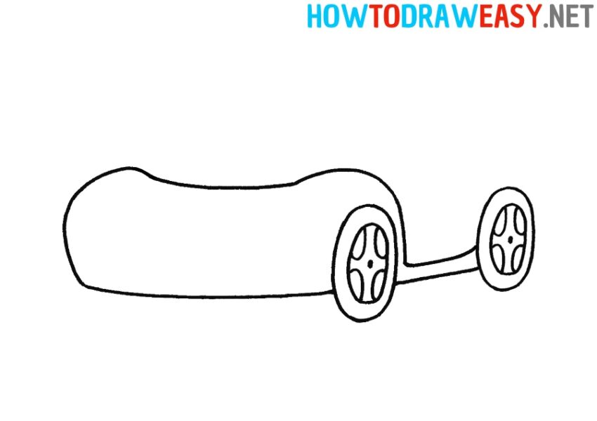 How to Draw a Ferrari for Kids - How to Draw Easy
