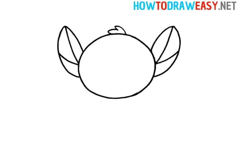 How to Draw Stitch for Kids - How to Draw Easy