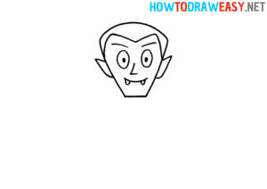 How to Draw a Vampire for Kids - How to Draw Easy