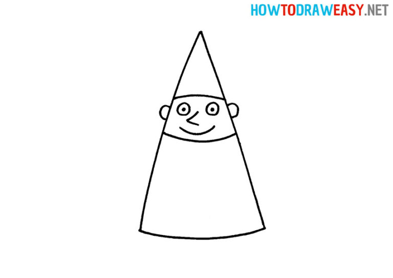 How to Draw a Wizard for Kids - How to Draw Easy