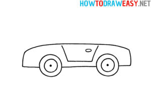 How to Draw a Convertible Car for Kids - How to Draw Easy