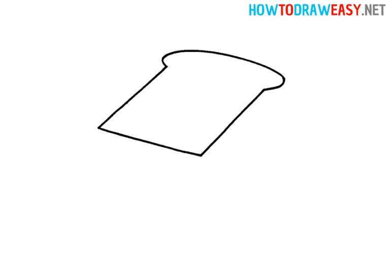 How to Draw a Sandwich for Kids - How to Draw Easy