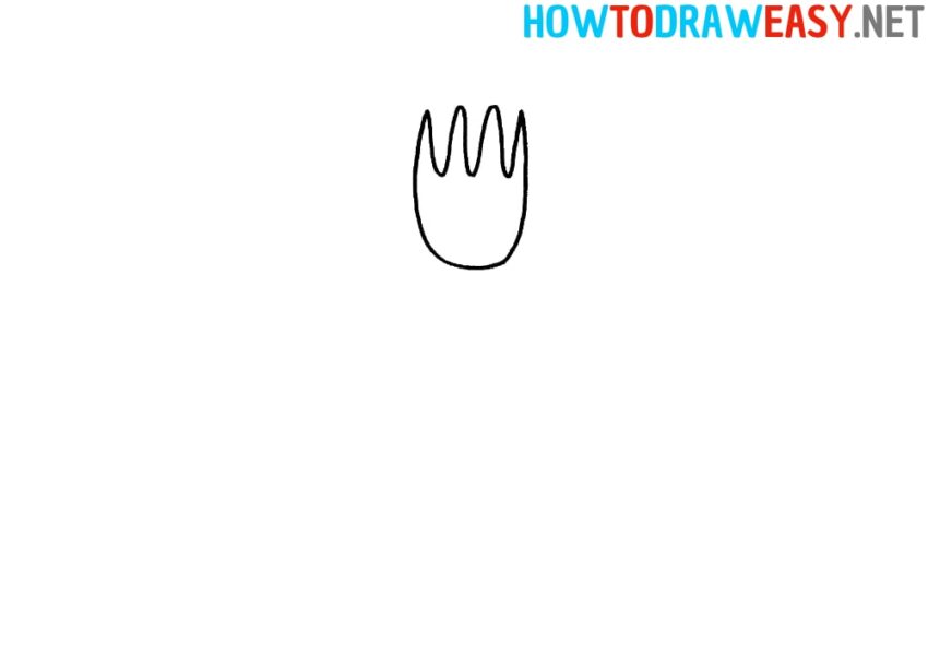 How to Draw a Fork for Kids - How to Draw Easy