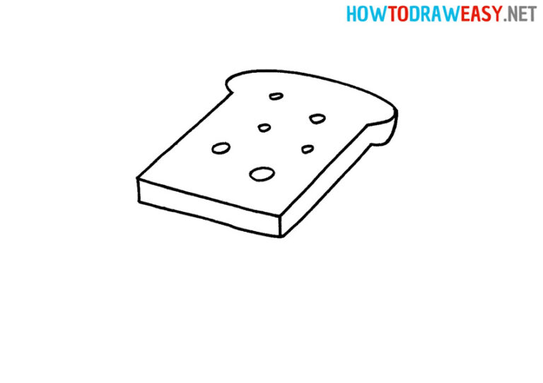 How to Draw a Sandwich for Kids - How to Draw Easy