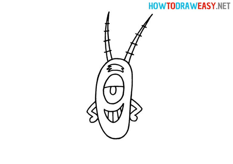 How to Draw Plankton for Kids - How to Draw Easy
