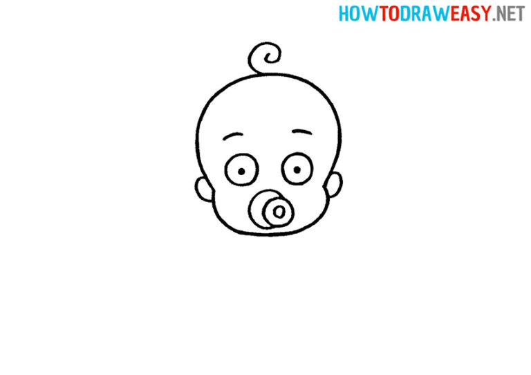 How to Draw a Baby for Kids - How to Draw Easy