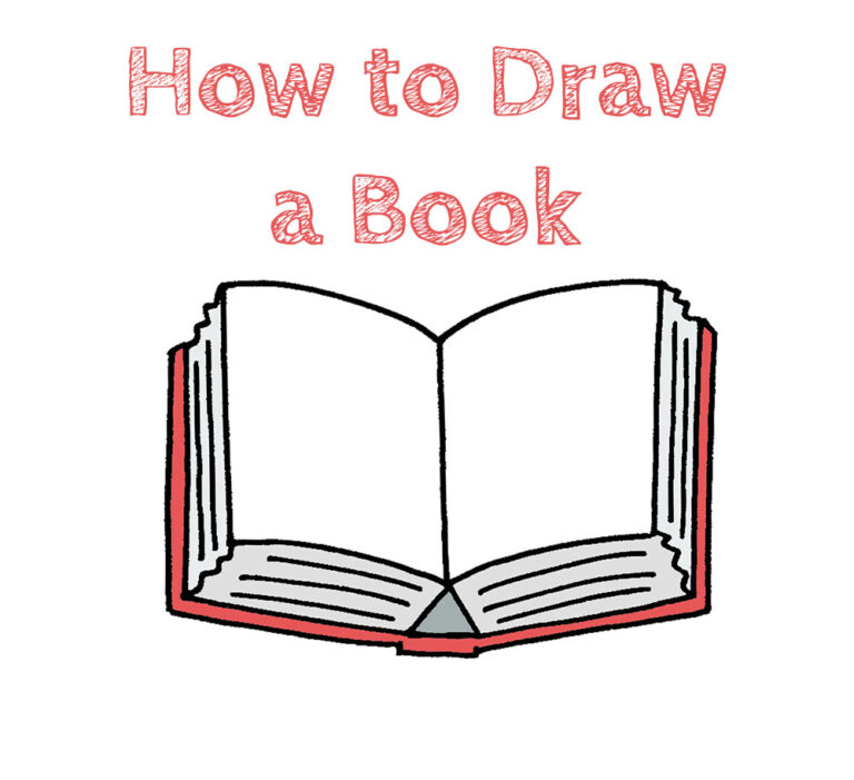 How to Draw a Book for Kids - How to Draw Easy