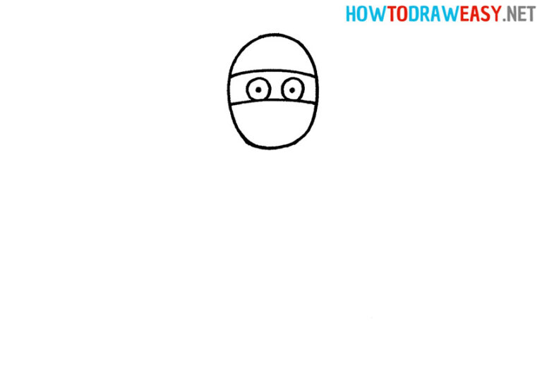 How to Draw a Mummy for Kids - How to Draw Easy