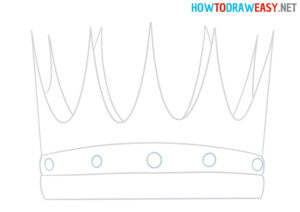 How to Draw a Crown Easy - How to Draw Easy