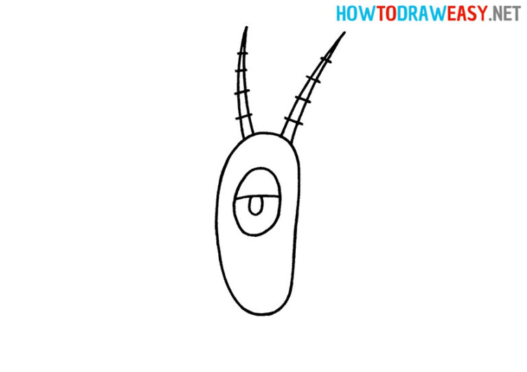 How to Draw Plankton for Kids - How to Draw Easy