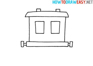 How to Draw a Train Car for Kids - How to Draw Easy