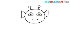 How to Draw an Alien for Kids - How to Draw Easy